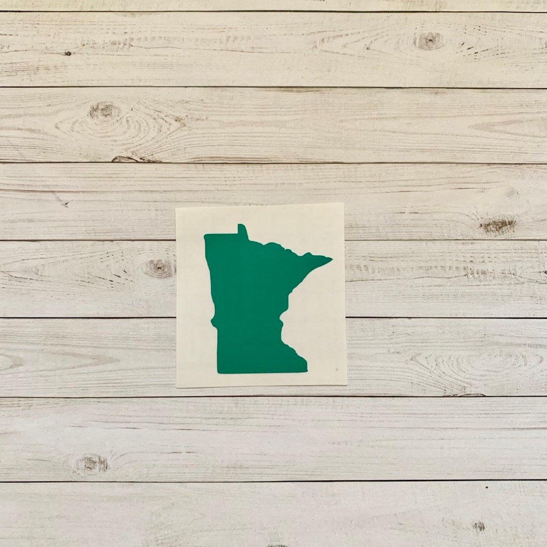 Minnesota State Decal | Minnesota Vinyl Decal | Minnesota Sticker ...