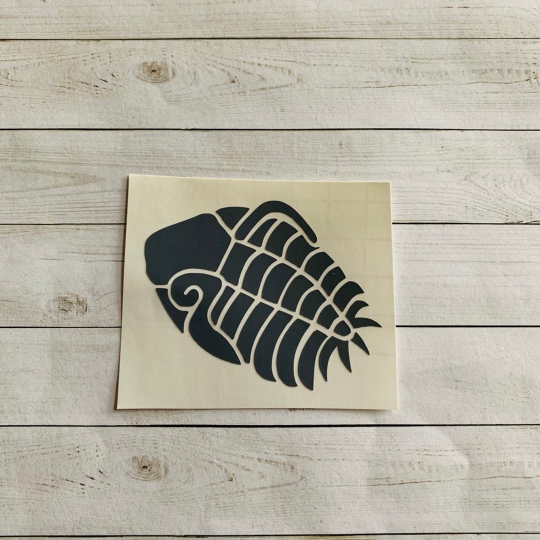 Trilobite Decal | Trilobite Sticker | Trilobite Decoration | Fossil ...