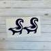 Skunk Sticker Skunk Decal Skunk Vinyl Decal Skunk Decoration Skunk ...