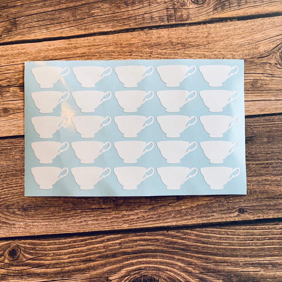 Tea Cup Decal | Tea Cup Sticker | Cup Decal | Tea Decal | Tea Sticker ...