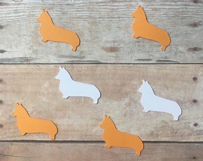 Corgi Confetti | Corgi Cut Out | Corgi Decoration | Corgi Party Decor ...