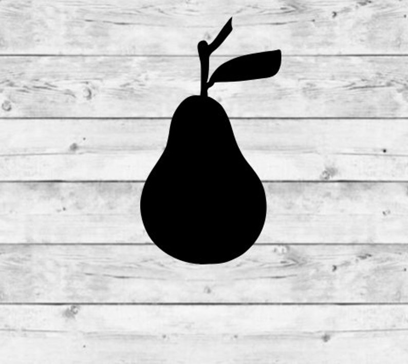 Pear Decal Pear Vinyl Decal Pear Sticker Fruit Decal - Etsy