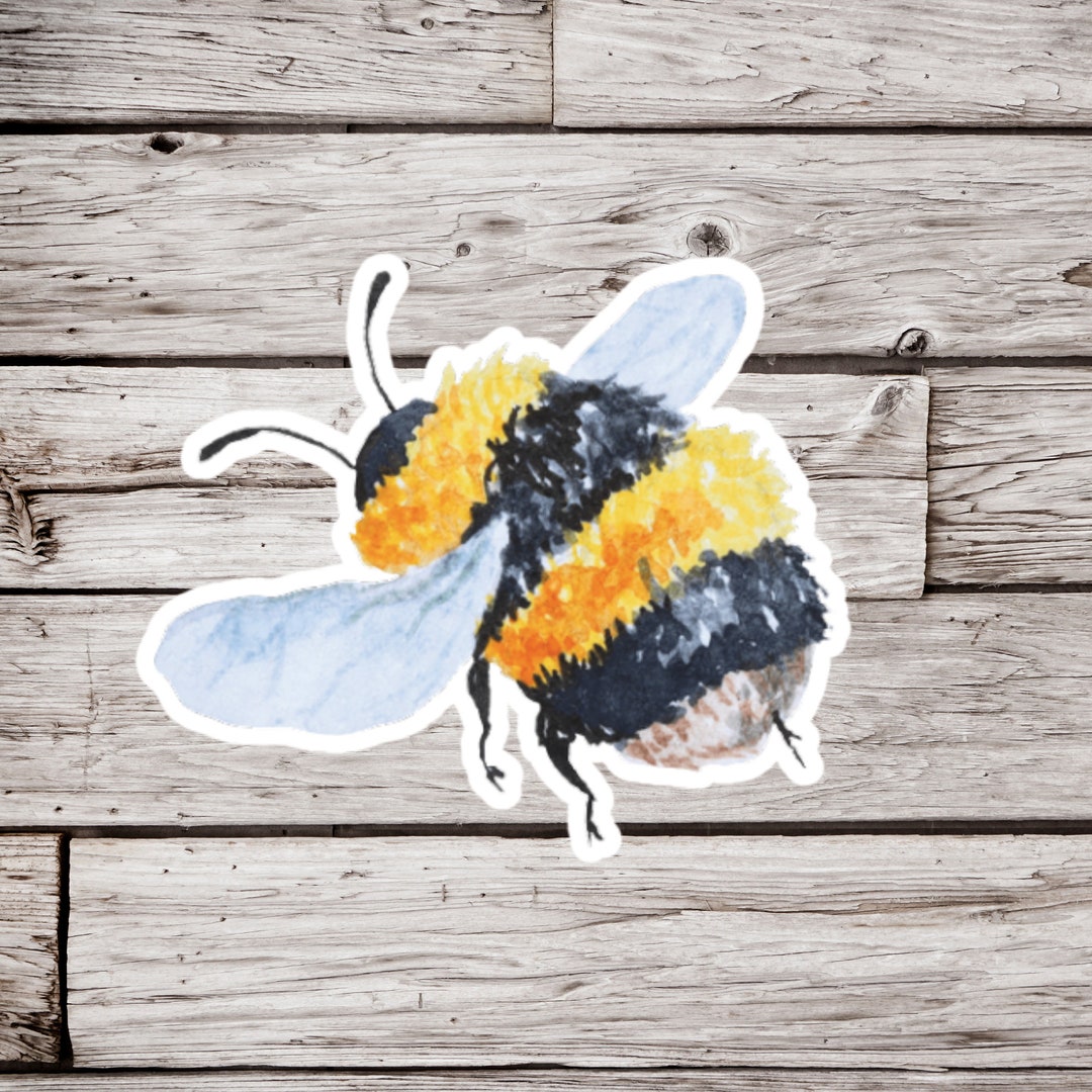 Bumble Bee Sticker, Bee Sticker, Insect Sticker, Beekeeping Sticker ...