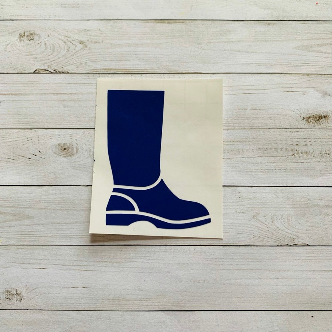 Mud Boots Decal | Boots Decal | Mud Boots Sticker | Boot Decal | Shoe ...