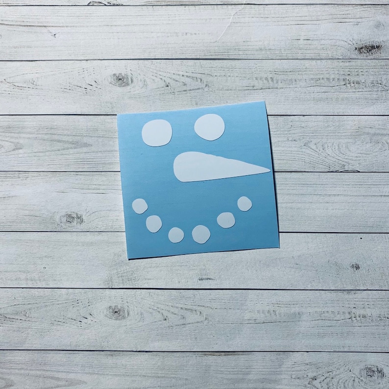 Snowman Decal Snowman Vinyl Decal Snowman Sticker Frosty | Etsy