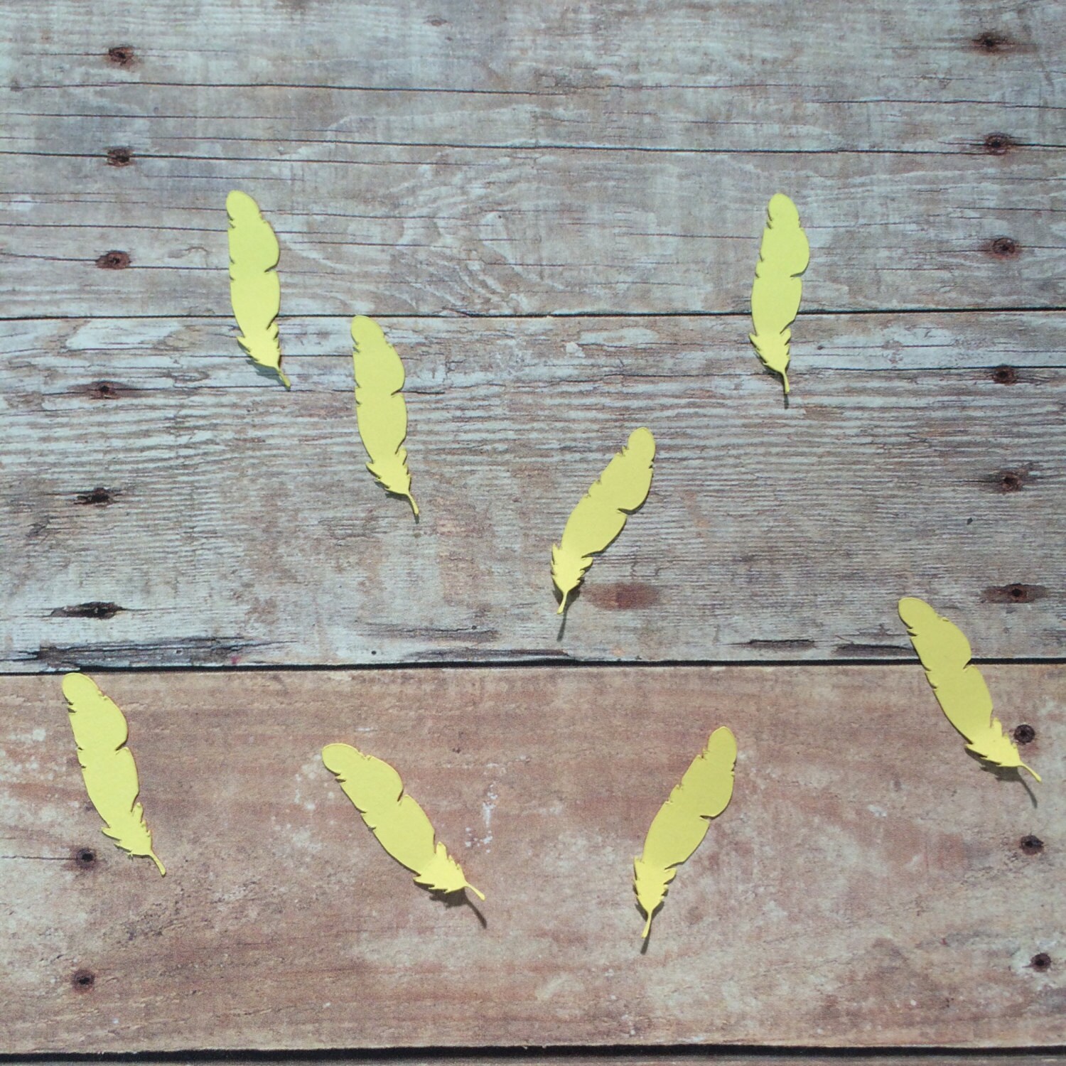 Feather Confetti Feather Cut Outs Feather Decoration - Etsy