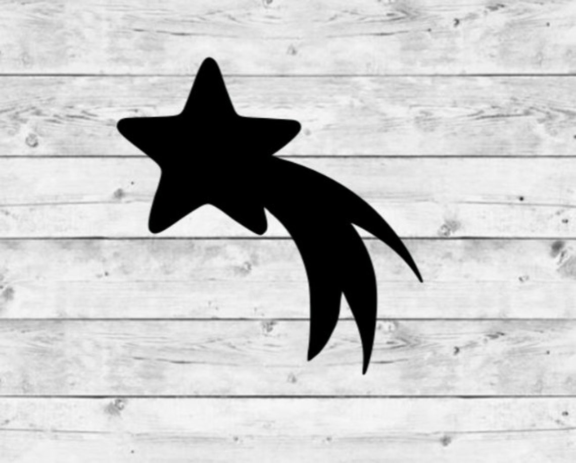 Shooting Star Decal Shooting Star Vinyl Decal Shooting | Etsy