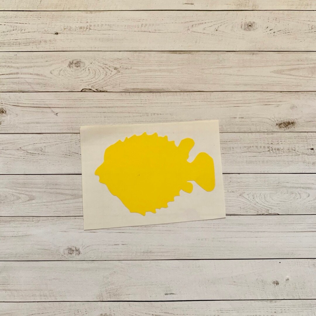 Pufferfish Decal | Pufferfish Vinyl Decal | Pufferfish Sticker ...