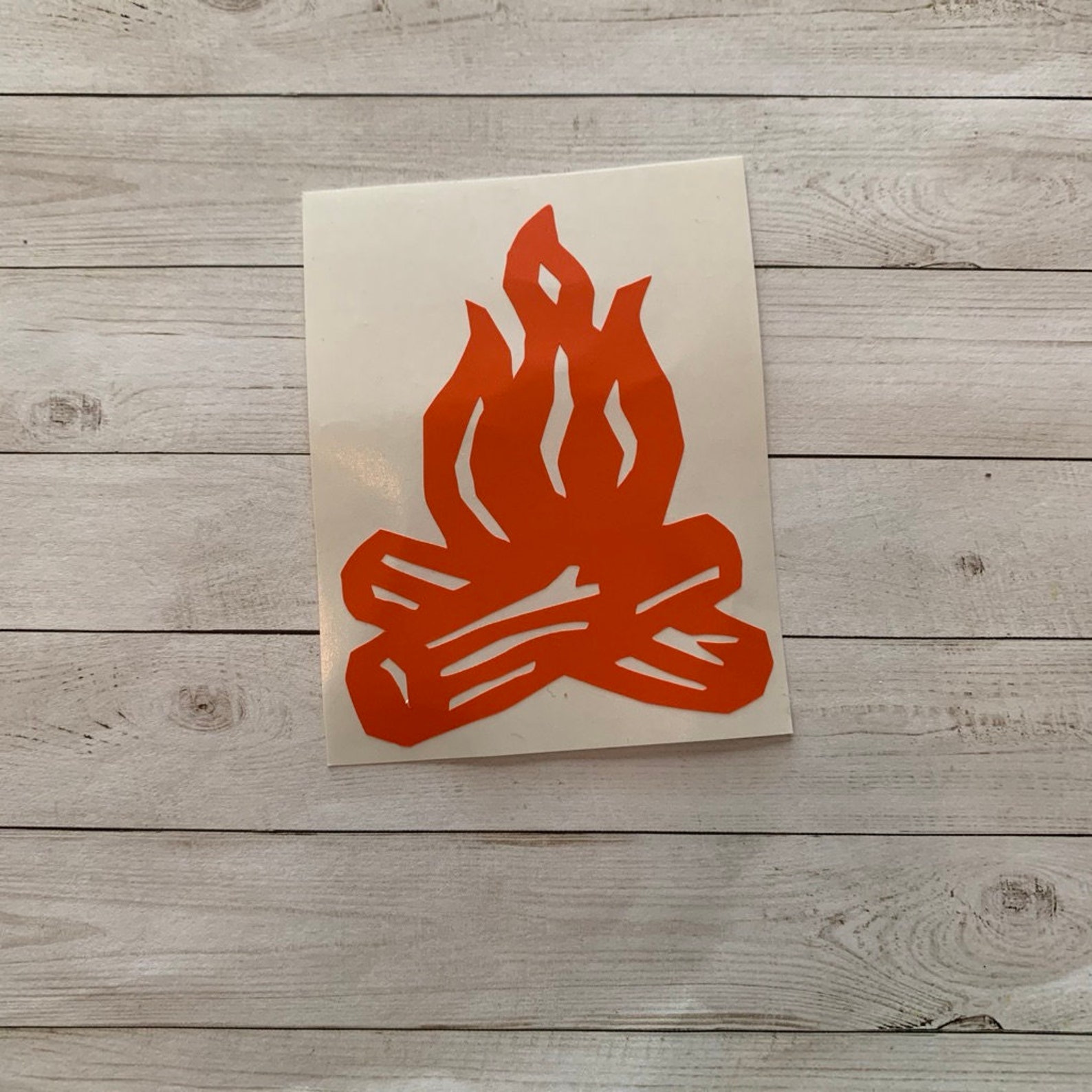 Campfire Decal Campfire Vinyl Decal Campfire Sticker | Etsy