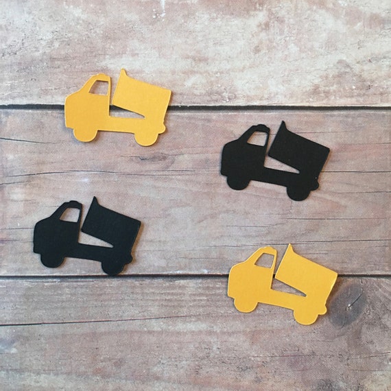 Dump Truck Confetti Dumb Truck Cut Out Dump Truck - Etsy