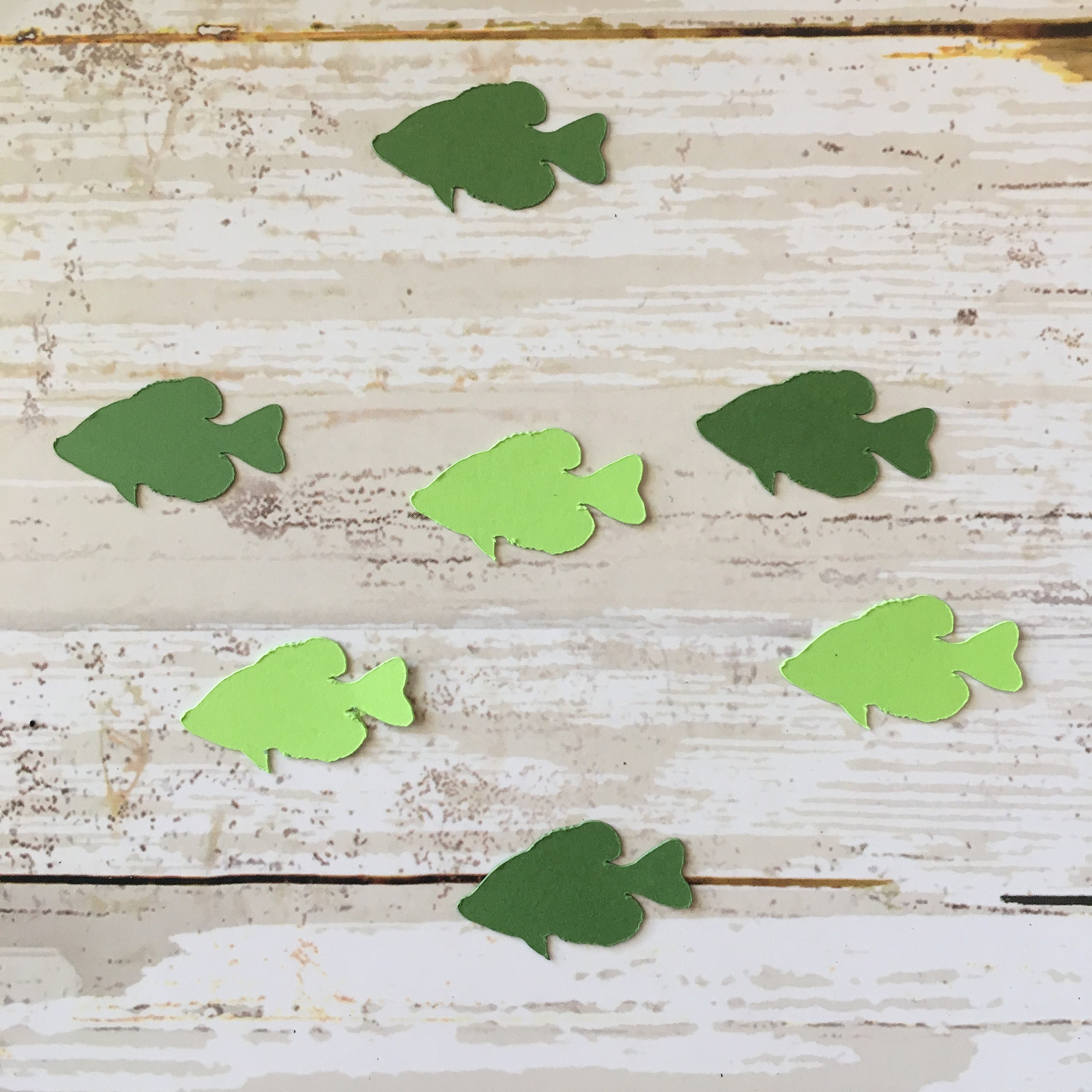Crappie Confetti | Crappie Cut Out | Fish Confetti | Fish Cut Out ...