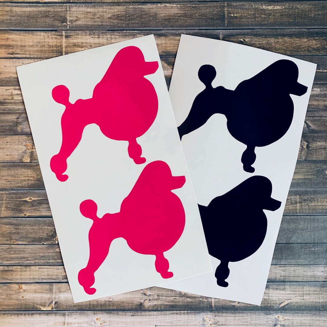 Poodle Decal | Poodle Vinyl Decal | Poodle Sticker | Dog Decal | Dog ...