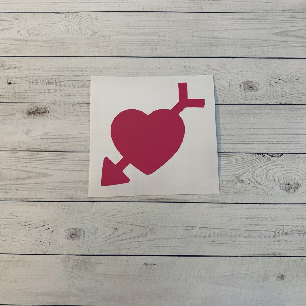 Heart Decal Heart Sticker Heart Vinyl Decal Love Decal | Etsy