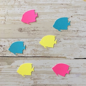 Angel Fish Confetti | Angel Fish Cut Outs | Fish Confetti | Tropical ...