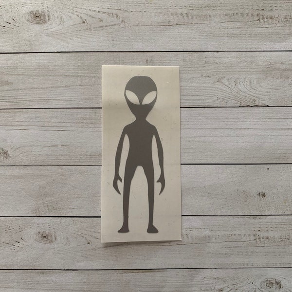 Alien Vinyl Decal - Etsy