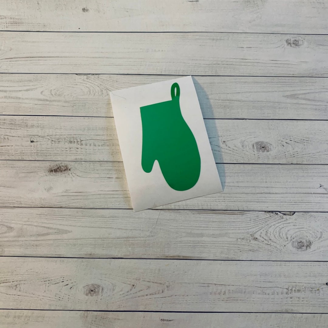 Oven Mitt Decal | Oven Mitt Sticker | Oven Mitt Vinyl Decal | Hot Pad ...
