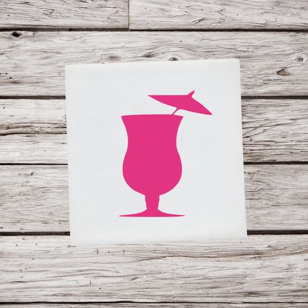 Cocktail Decal - Etsy