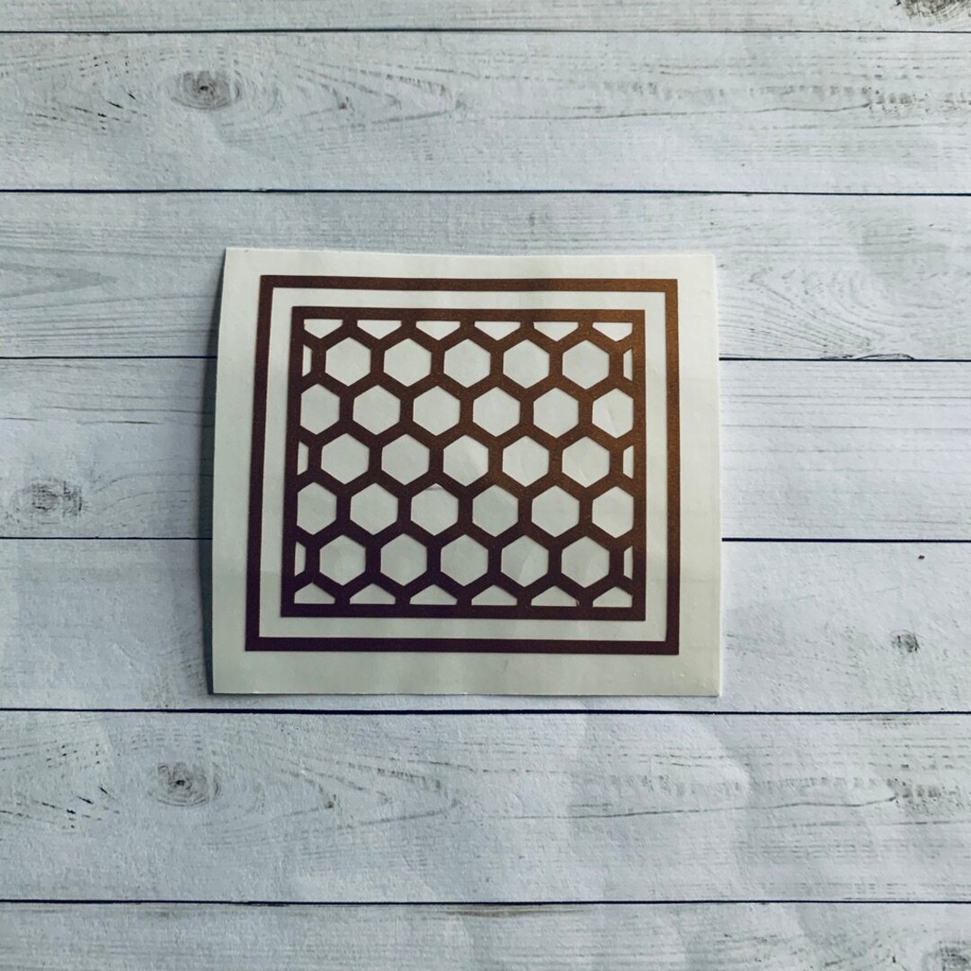 Honey Comb Decal | Honey Comb Sticker | Honey Frame Decal | Beekeeping ...