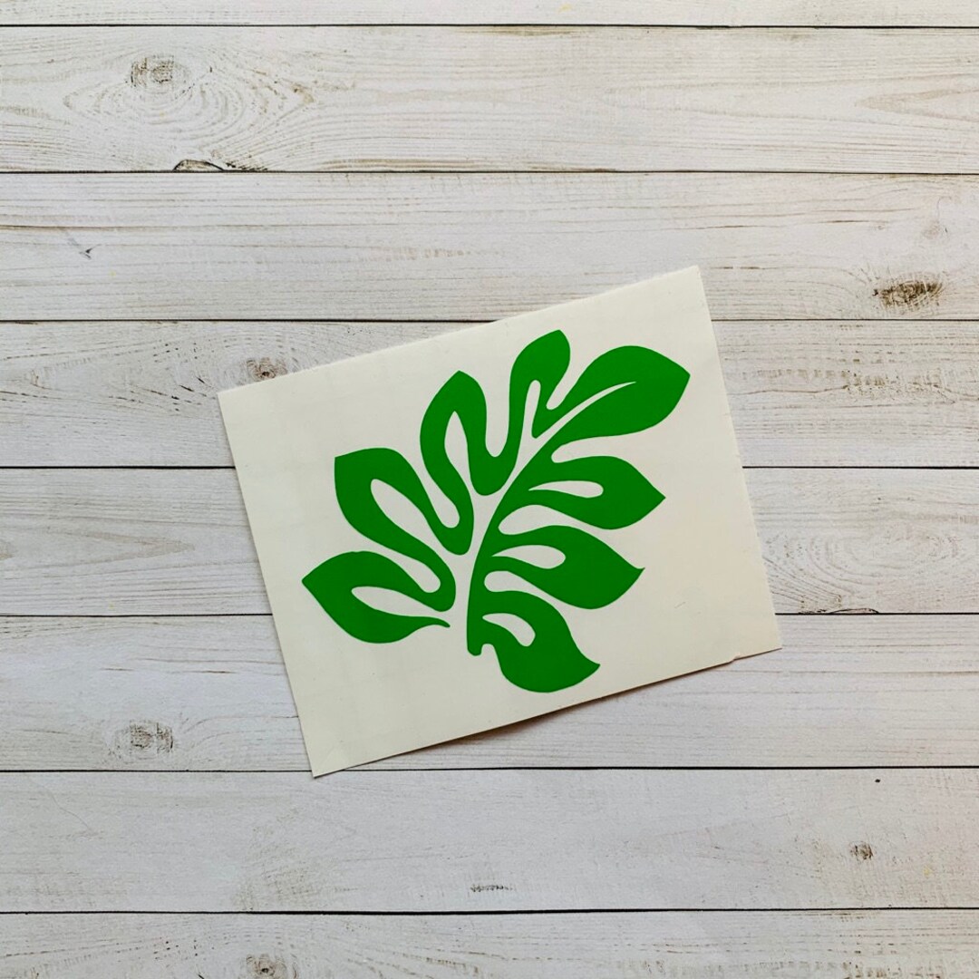 Tropical Leaf Decal | Tropical Decal Sticker | Leaf Sticker | Leaf ...