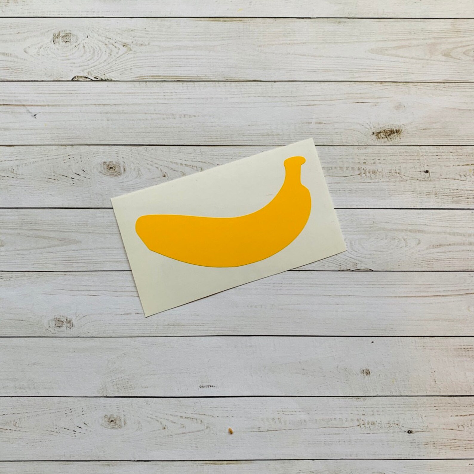 Banana Decal Banana Sticker Banana Vinyl Decal Tropical | Etsy