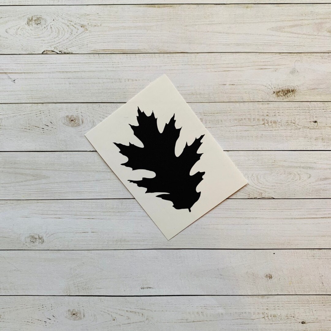 Oak Leaf Decal, Oak Leaf Vinyl Decal, Oak Leaf Sticker, Oak Tree Decal ...