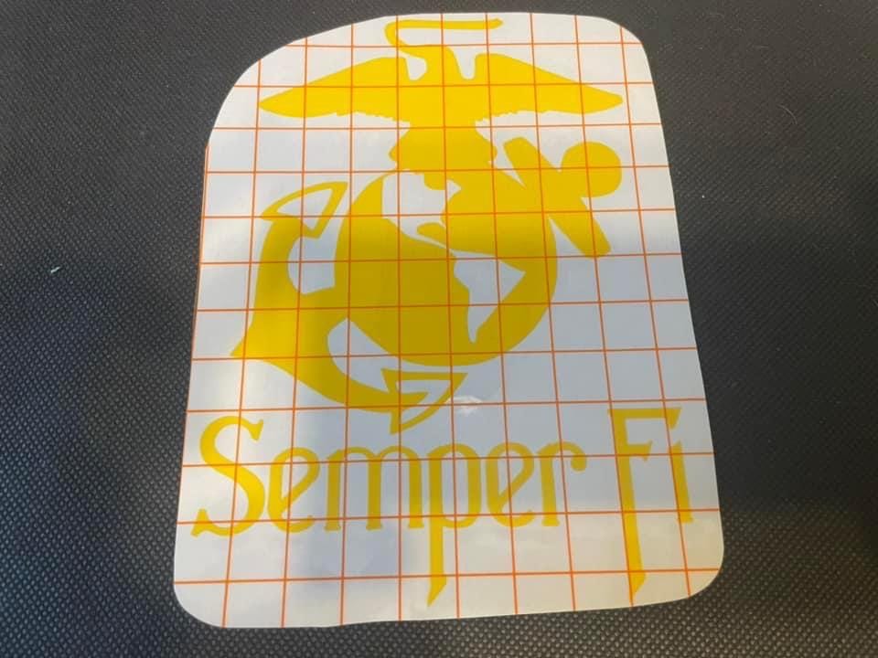 Marine Corps Decals - Etsy