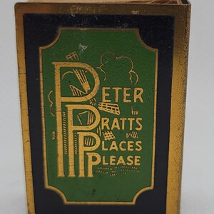 Vintage Brass and Wood Match Box, Peter Pratts Places, Ship Motif - Etsy