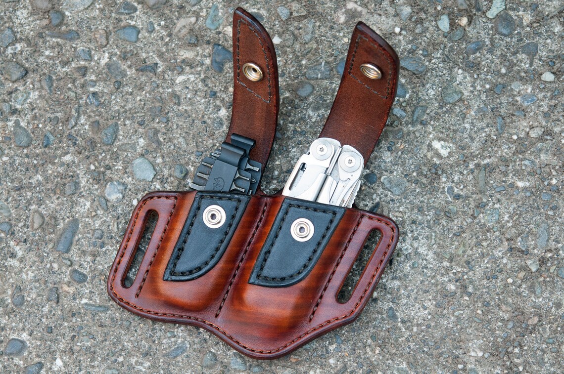 Leatherman Sheath for Surge Multitool + Extra Bits With Covered Snaps L ...