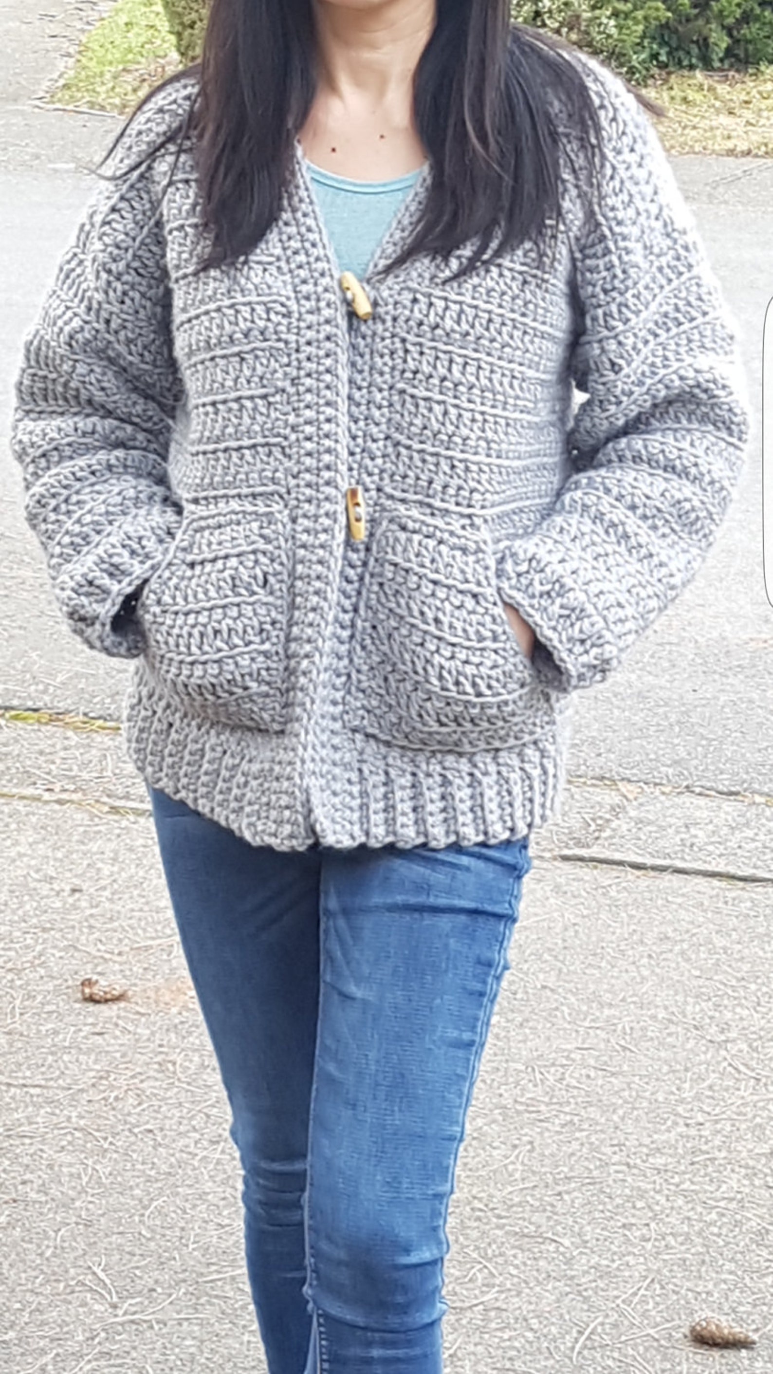 Sporty Chunky One-piece Jacket Pattern - Etsy