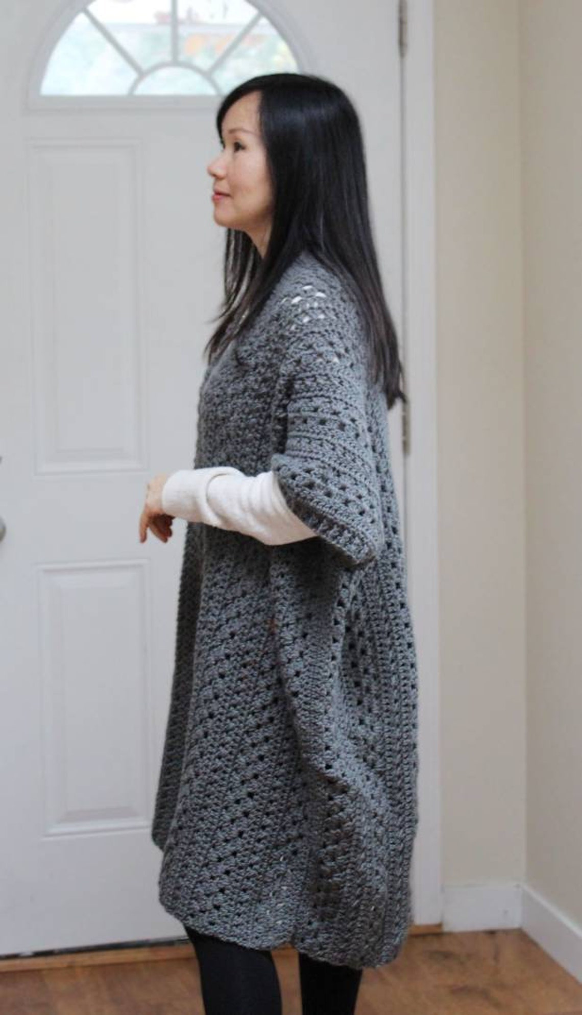 So Sleek Everyday Ruana Pattern - Etsy