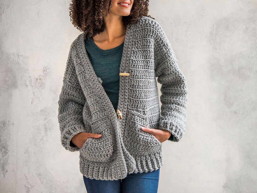 Sporty Chunky One-piece Jacket Pattern - Etsy