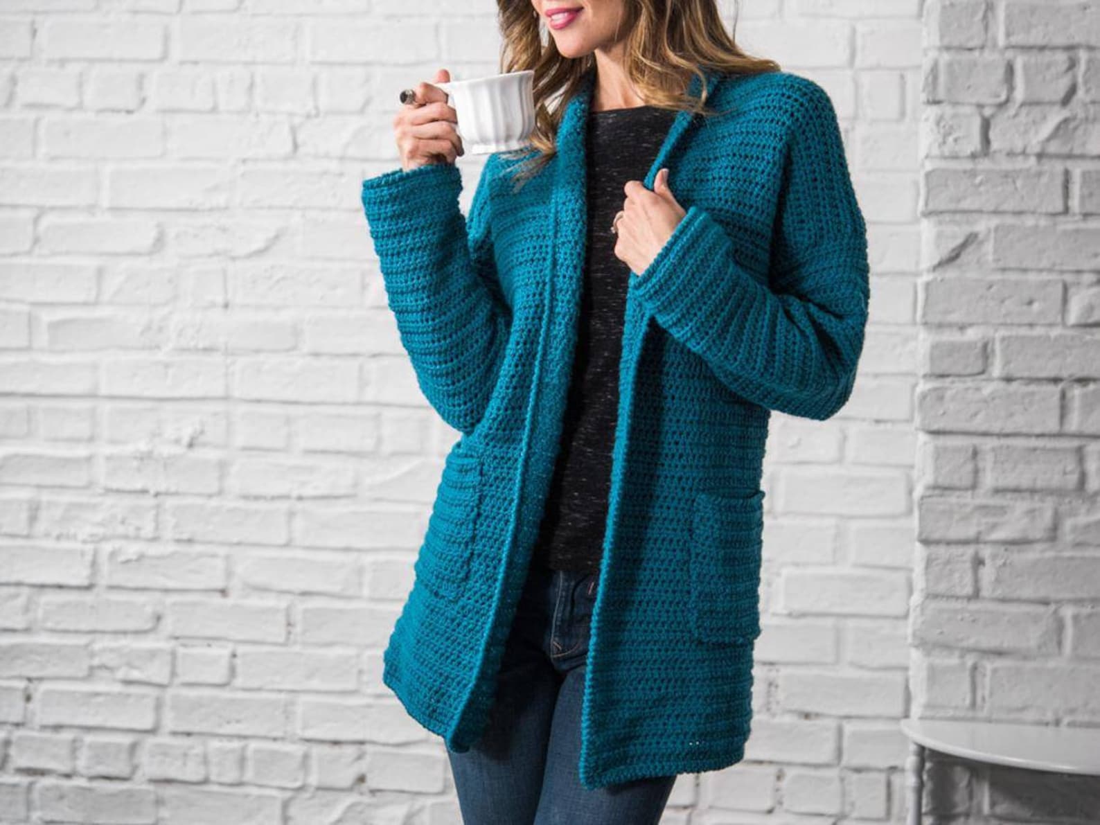 Easy 'n Comfy Lapel Cardi-coat Pattern - Etsy Canada