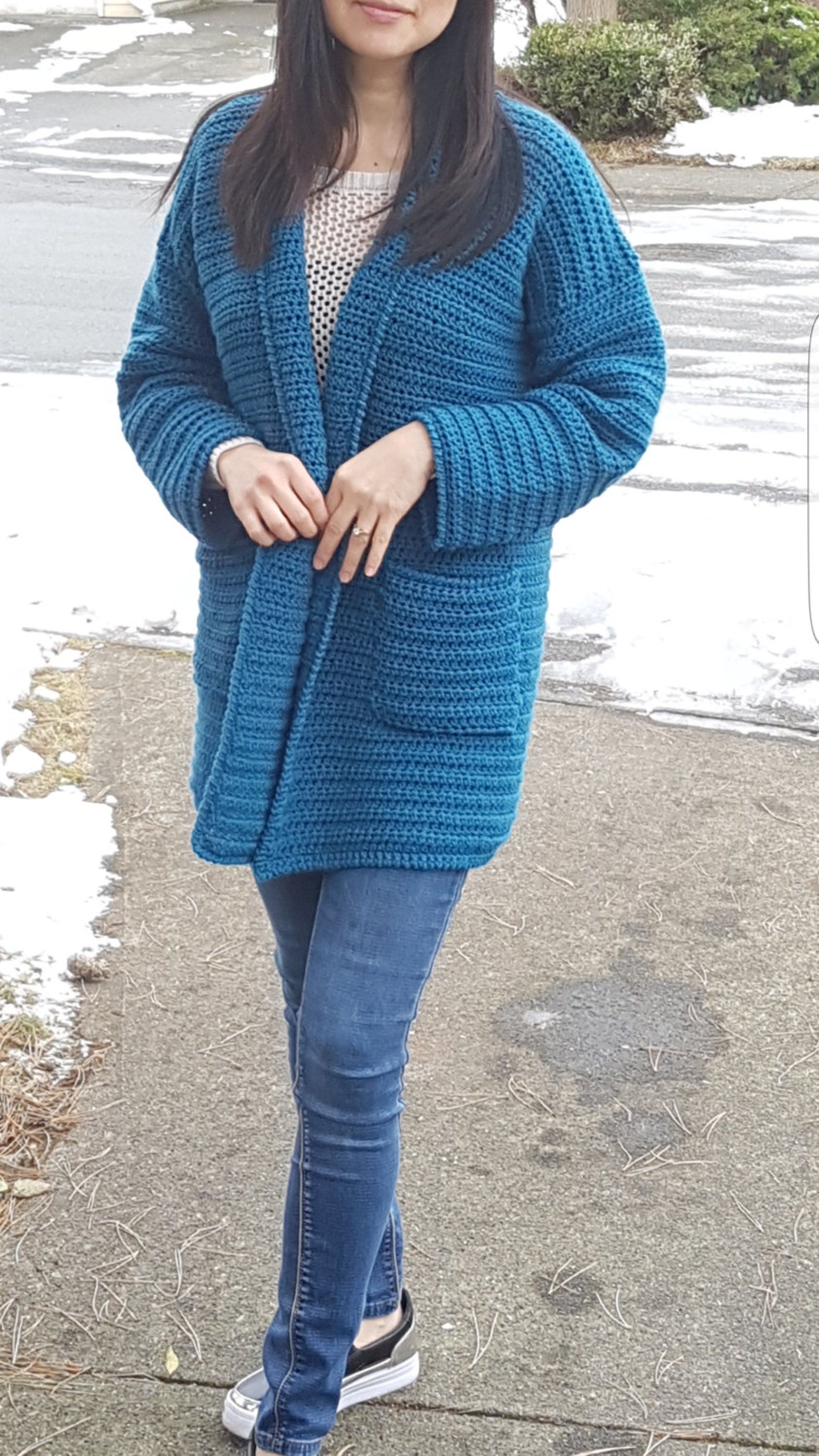 Easy 'n Comfy Lapel Cardi-coat Pattern - Etsy Canada