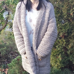 Cute Comfy Winter Coat Crochet Pattern - Etsy