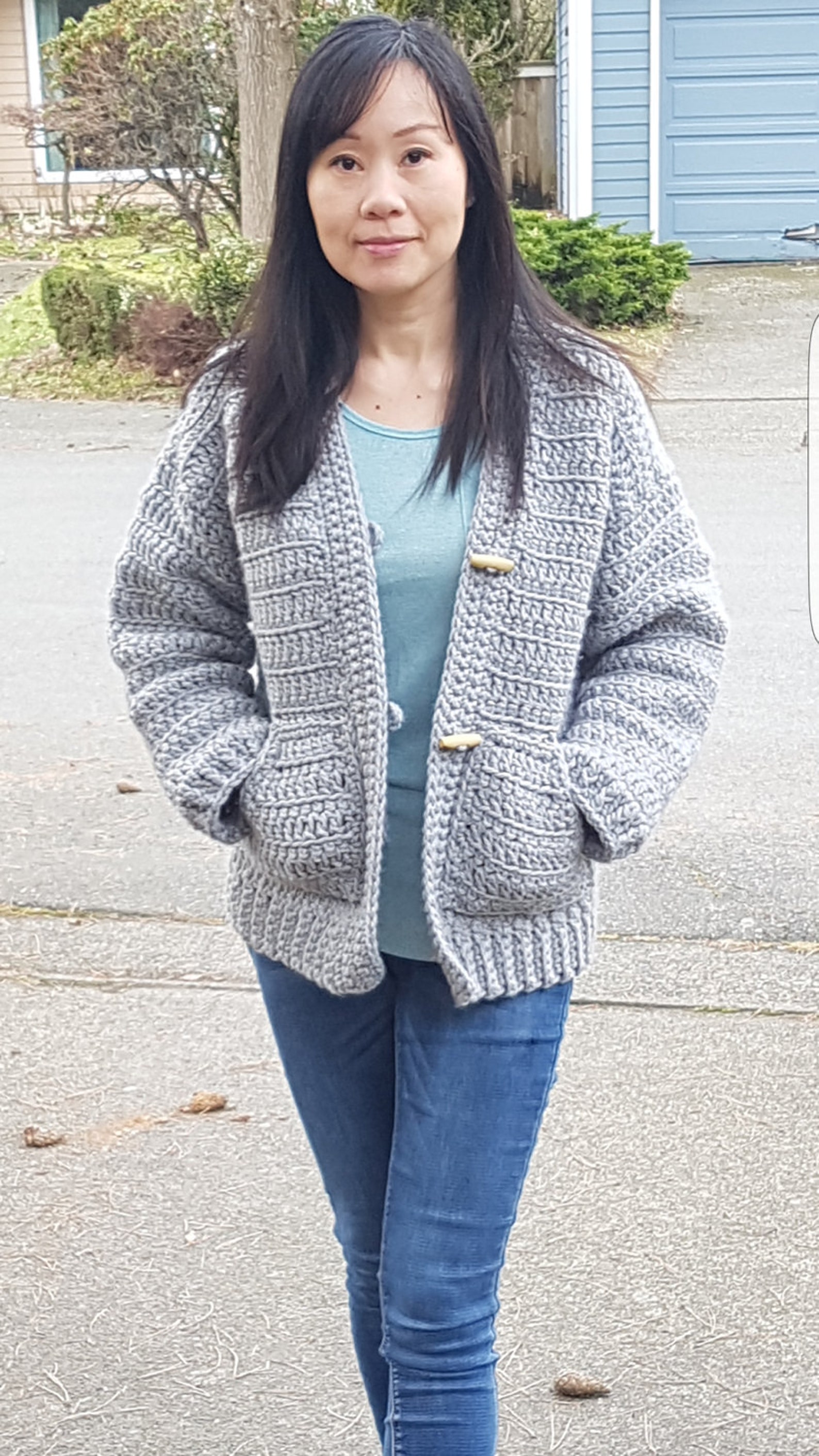 Sporty Chunky One-piece Jacket Pattern - Etsy Canada