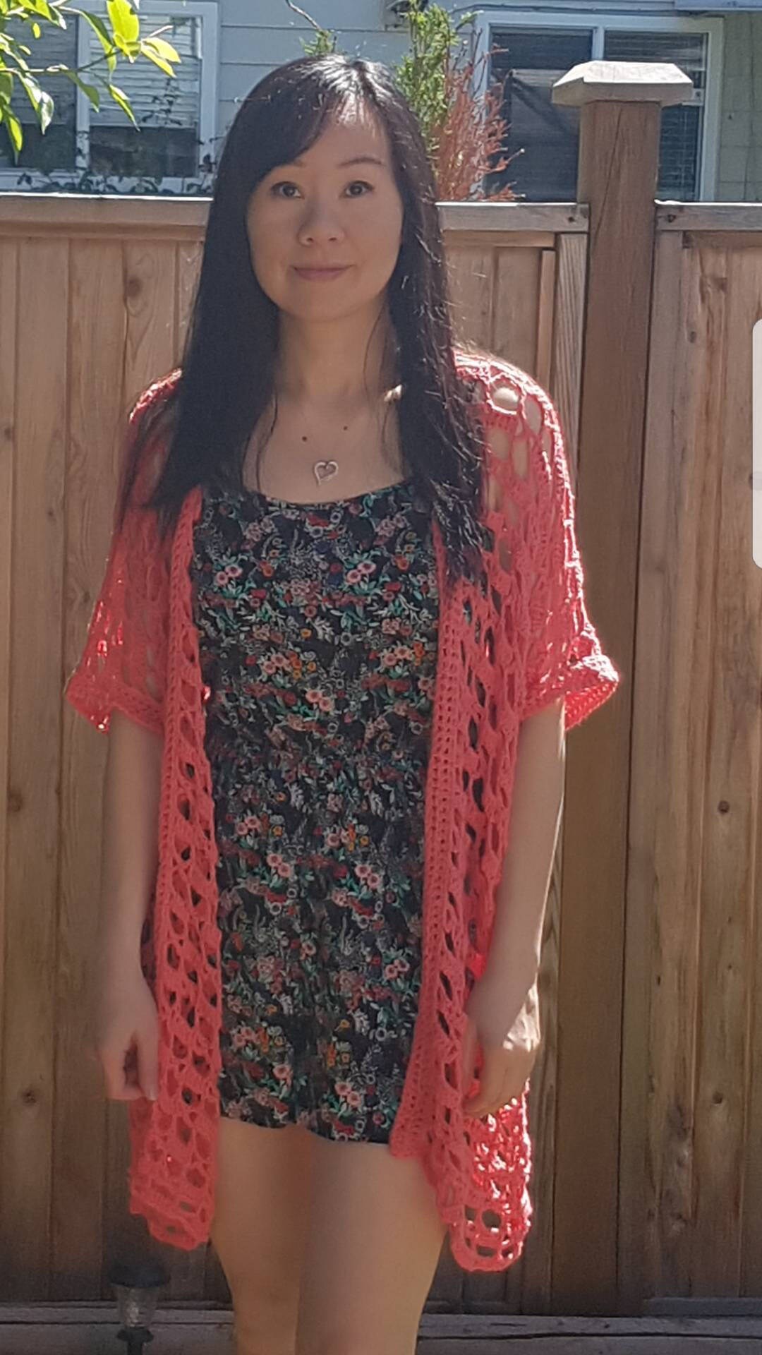 Easy One-piece Rectangle Crochet Cardigan Pattern - Etsy