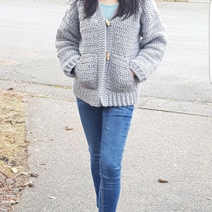 Sporty Chunky One-piece Jacket Pattern - Etsy