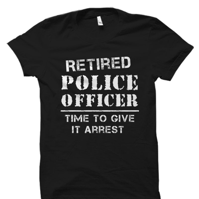 Retired Police Shirt Etsy