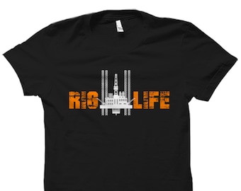 Oil Rig T Shirt - Etsy