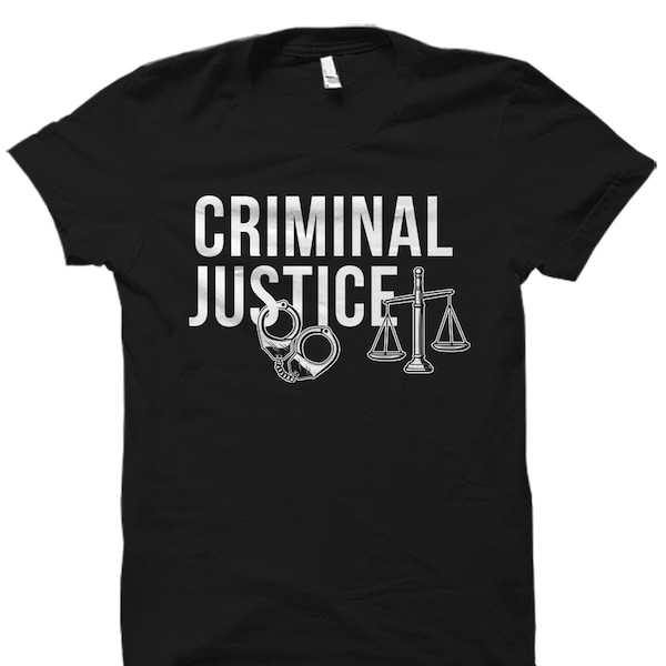 Criminal Justice Shirt - Etsy