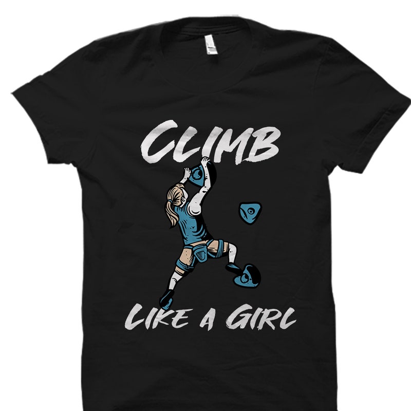 Climbing T Shirt - Etsy