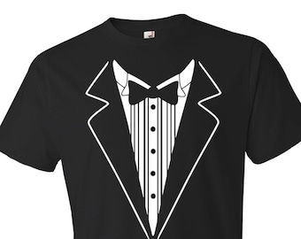 Fake Tuxedo Shirt | Etsy