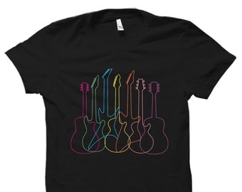 Guitar tshirts | Etsy
