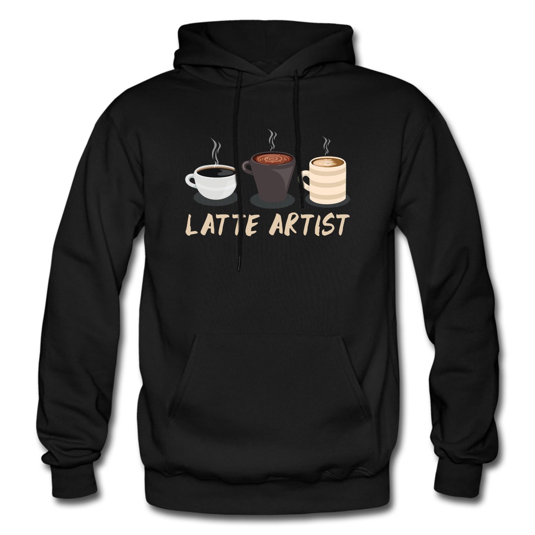 Barista Hoodie. Barista Sweatshirt. Cafe Sweatshirt. Barista Clothing ...