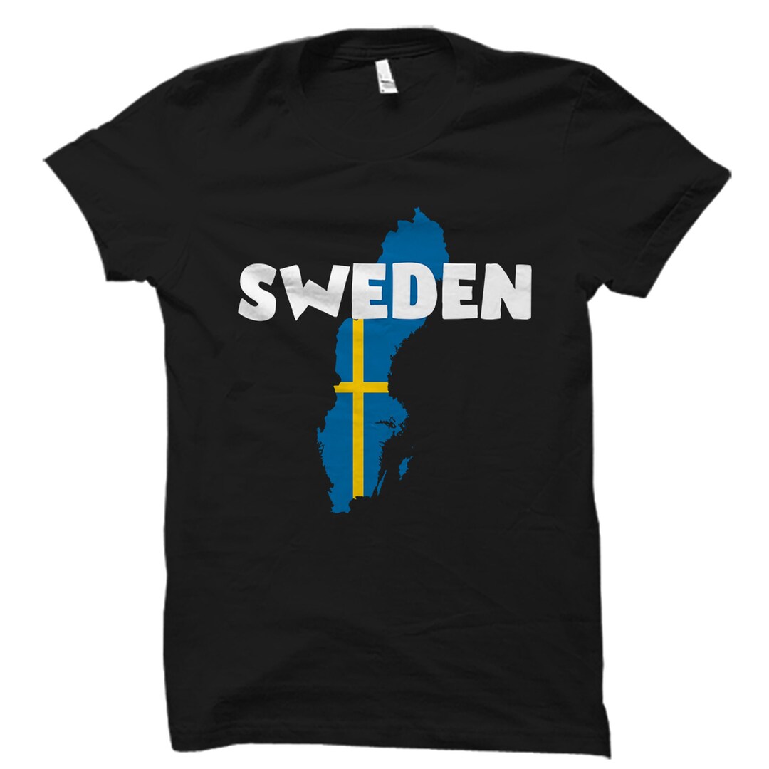 Swedish Shirt. Sweden Shirt. Swedish Gift. Sweden T-shirt. Swedish Flag ...