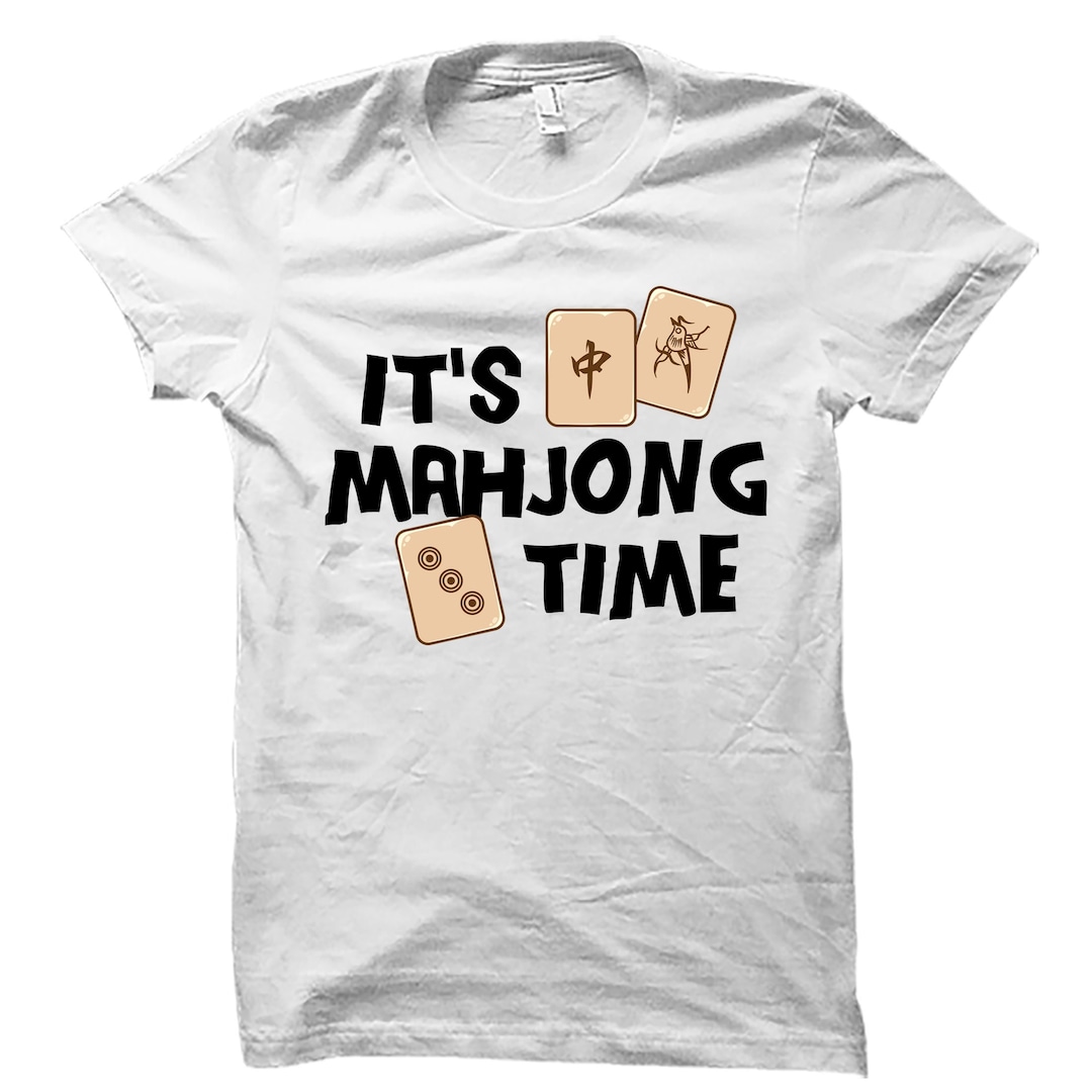 Mahjong Gift. Mahjong Shirt. Mahjong Tee. Gift for Her. Mahjong Present ...