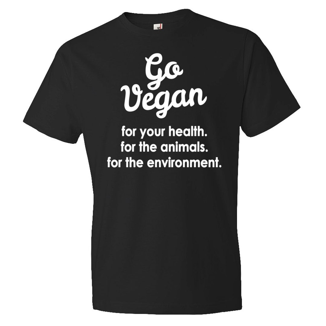 Go Vegan Shirt Vegan Gift for Vegan Shirt Vegetarian Shirt - Etsy
