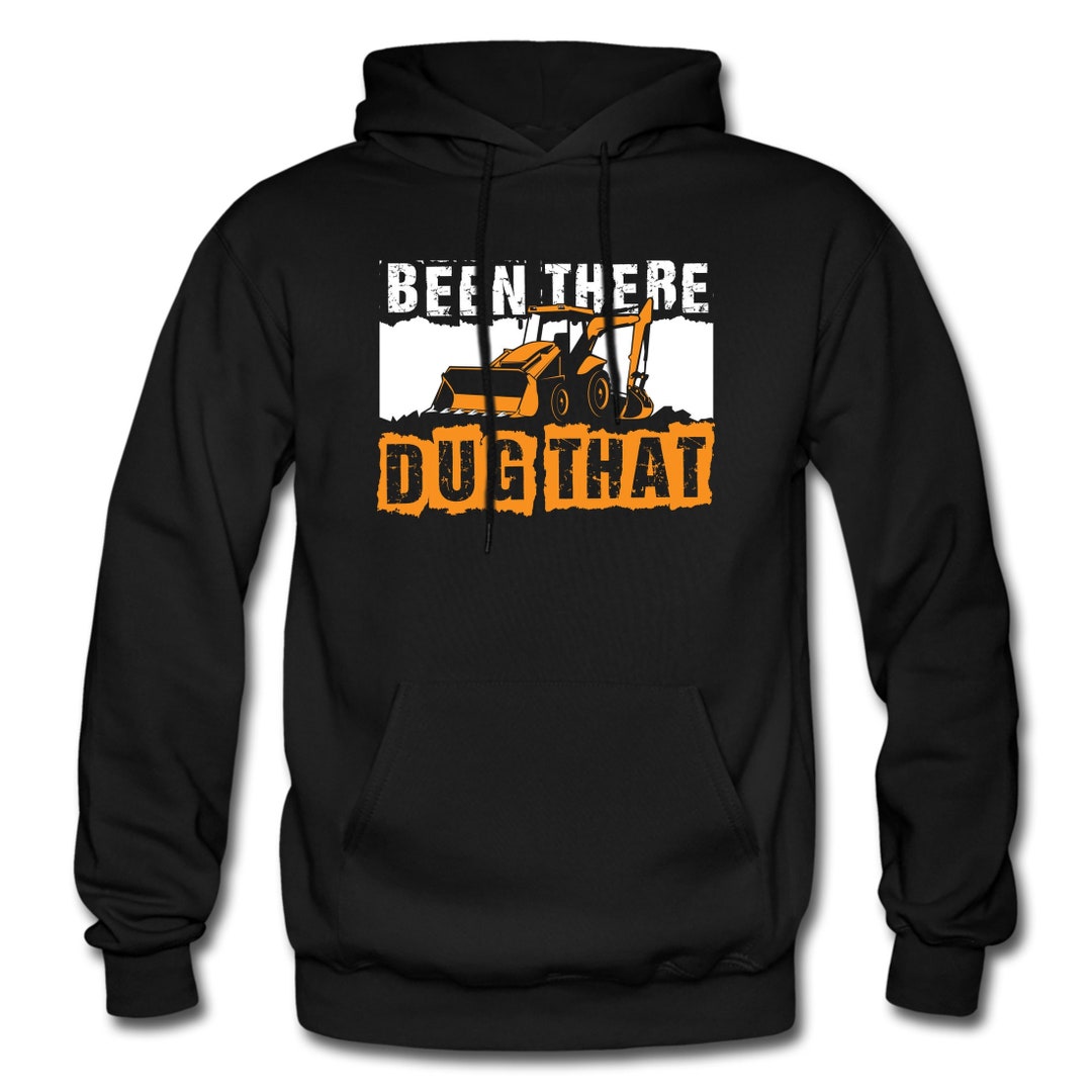 Digger Hoodie. Digger Sweatshirt. Excavator Sweater. Excavator Clothing ...