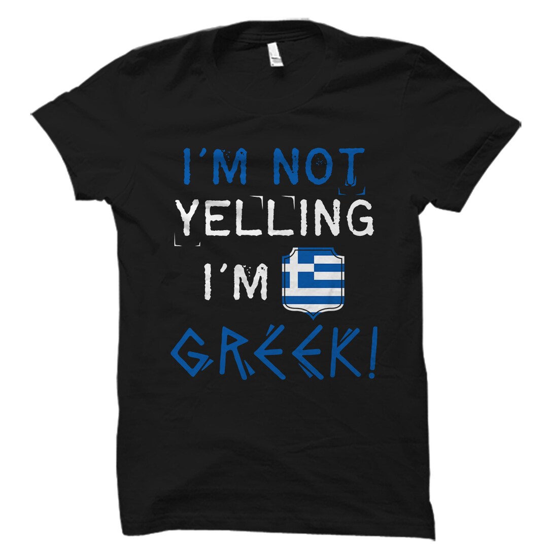 Greece Shirt Greek Shirt Greece Gift Sorority Shirts Proud Greek Shirt ...