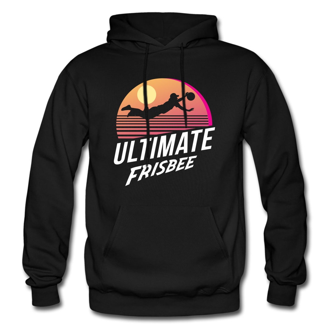 Ultimate Frisbee Hoodie. Ultimate Frisbee Pullover. Ultimate Frisbee Clothing. Frisbee Player ...